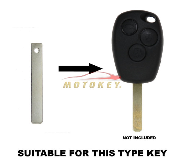 Renault Replacement Key Blade VA2