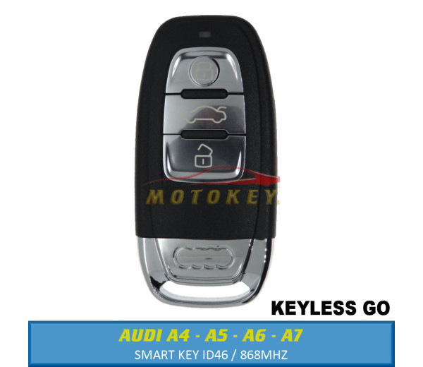 Audi A4 A5 A6 A7 Keyless Smart Key - 868Mhz