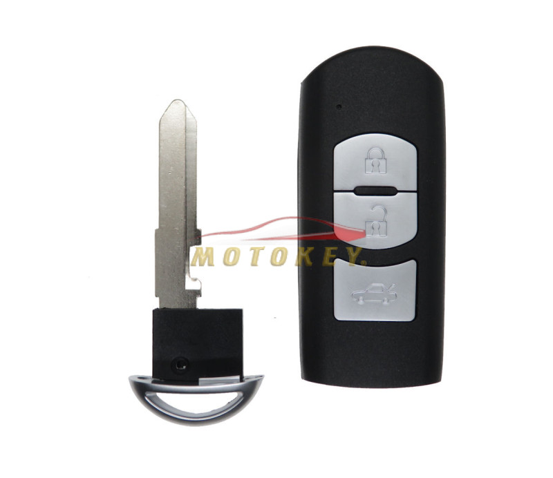 Mazda 3 Button Smart Key Case - Top Battery Frame