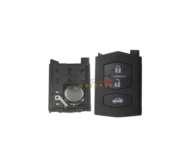 Mazda 2 Button Smart Key Case - Center Battery Frame