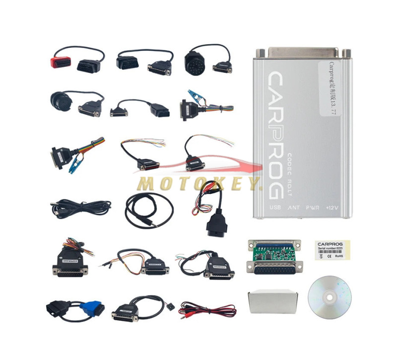 Carprog V13.77 Clone - Full Package with cables