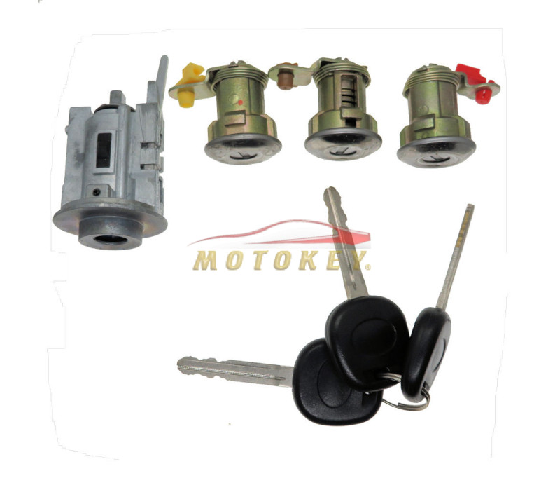 Toyota Avanza 4pcs Ignition Lock + Door Lock Set - Aftermarket