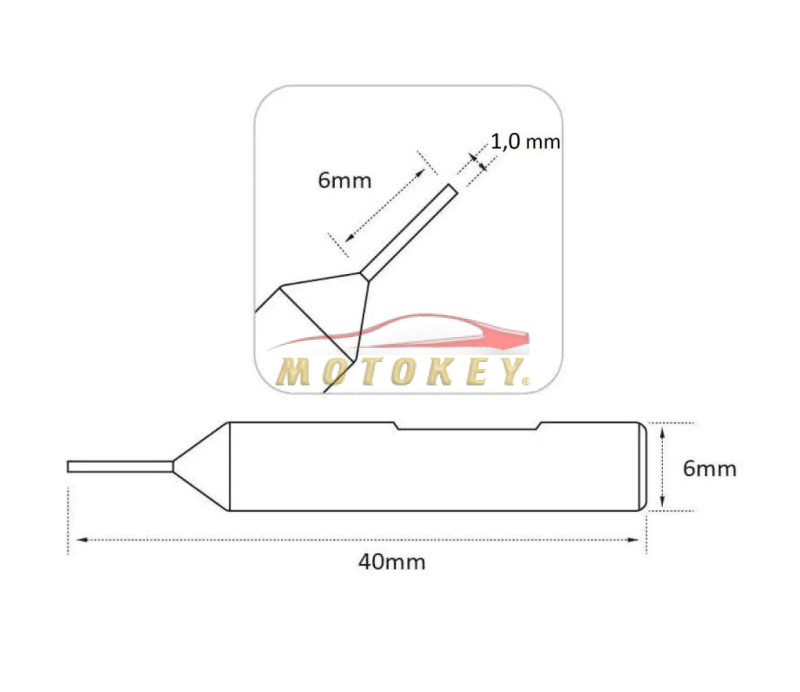 Raise 1.0mm Tracer Probe for Condor Dolphin X6 Godzilla