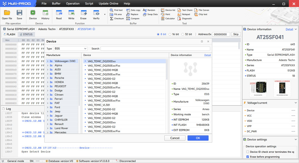 Xhorse Multiprog XDMPG0GL ECU Gearbox Eeprom Programmer